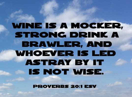 Wine is a Mocker